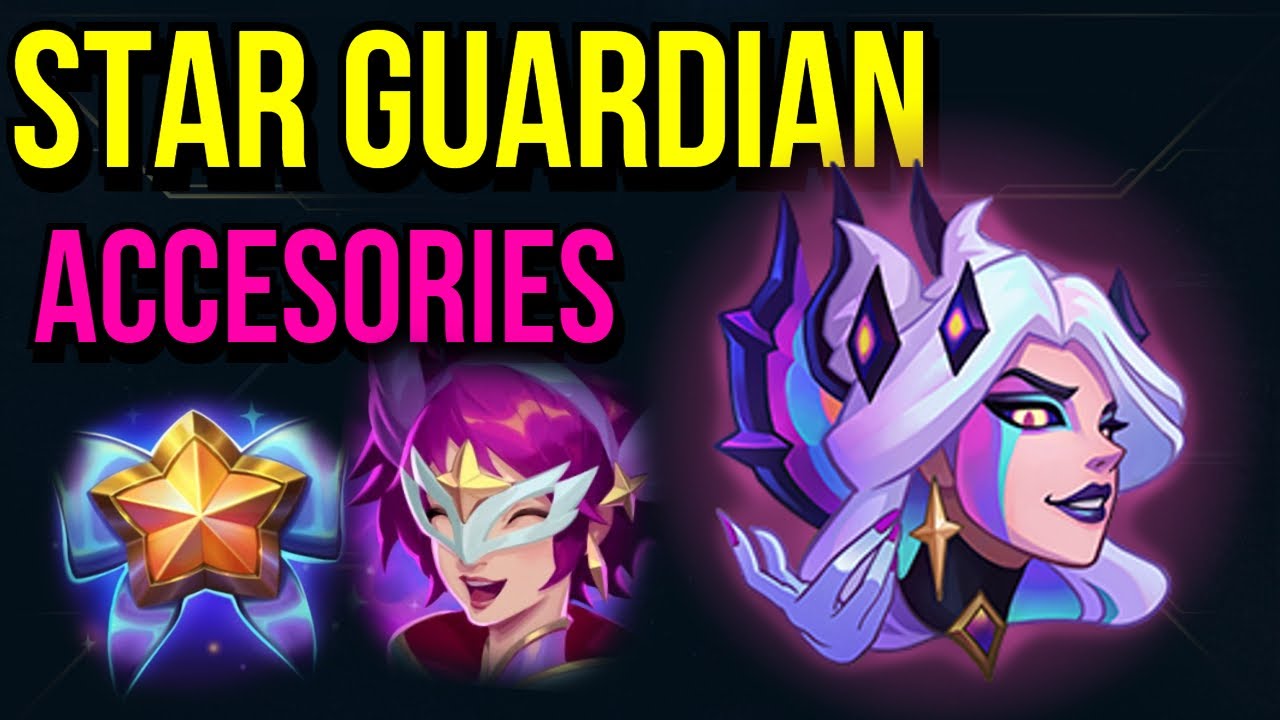 All New Star Guardian Accesories | Emotes, Borders, Icons, Chromas ...