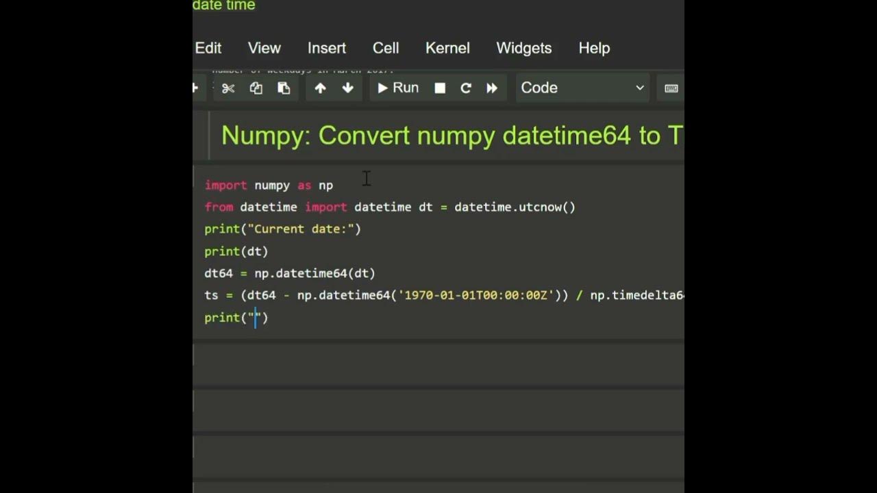 numpy Convert Numpy Datetime64 To Time python YouTube numpy-convert-numpy-datetime64-to-time-python-youtube
