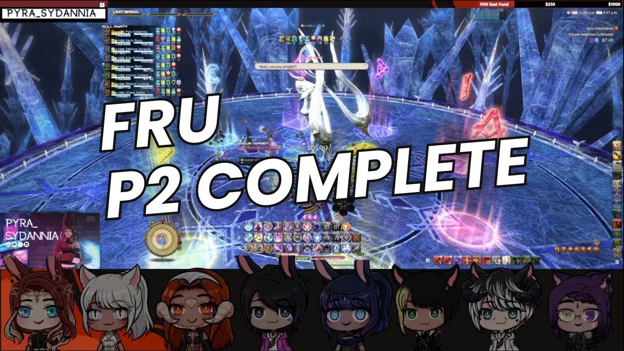 FFXIV: FRU Phase 2 Completion & Transition (BLM POV) (Futures Rewritten Ultimate) - YouTube