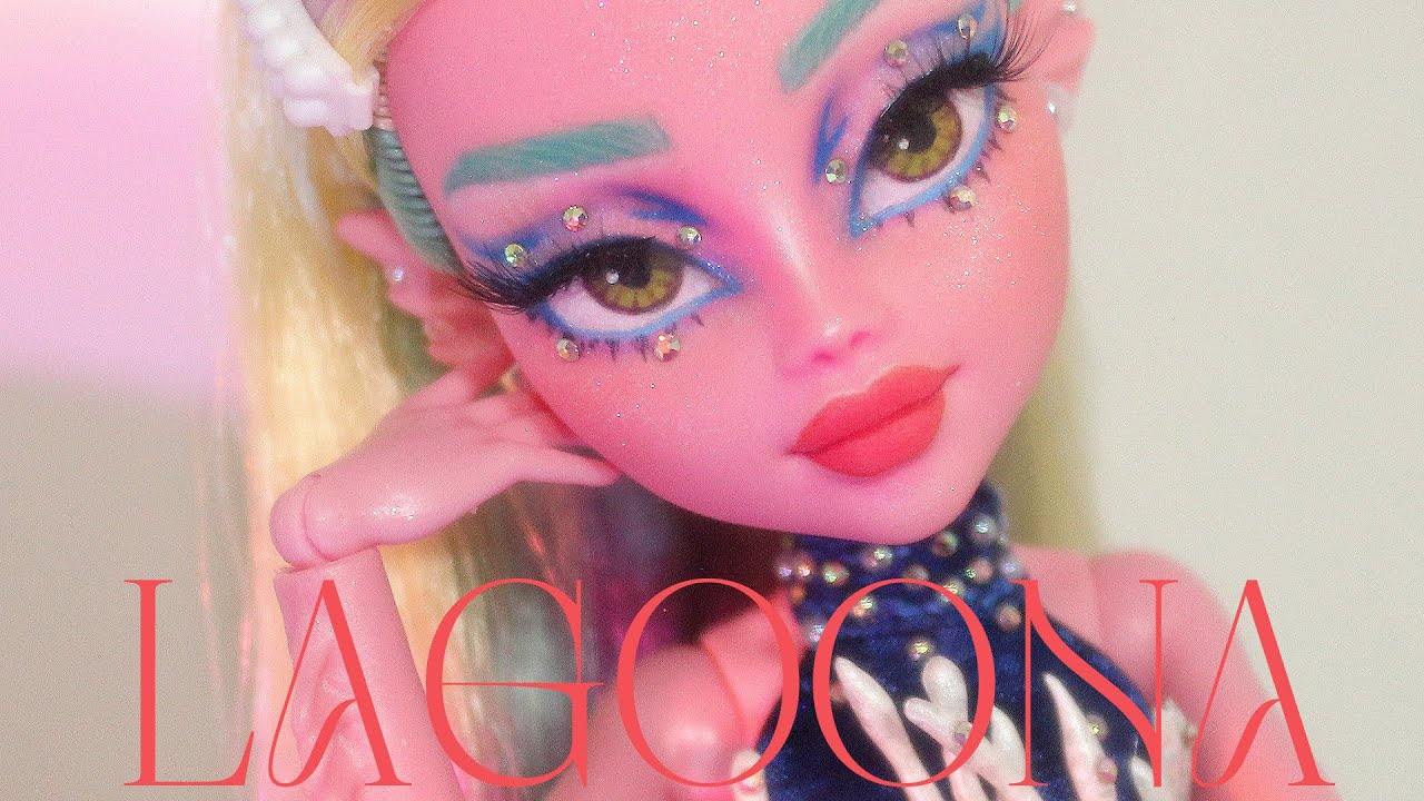 Monster Prom Lagoona Blue Custom Doll! - YouTube