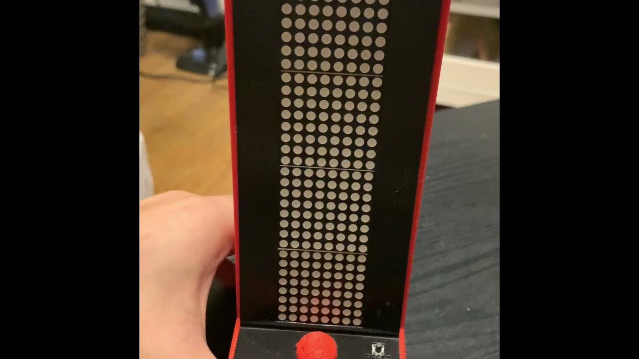 Stacker Arcade Game using arduino - YouTube