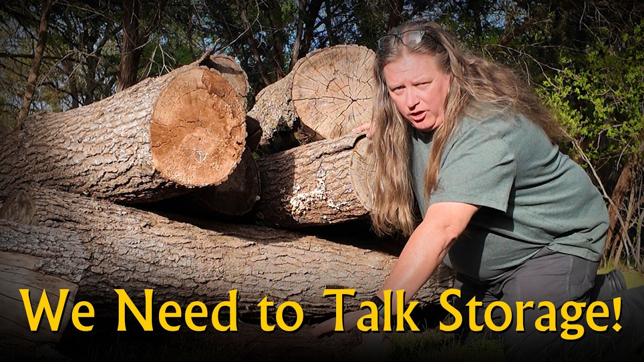 The "Slacker Stack" is the Easiest Wood Storage Method that'll Save Wood for Future Use. - YouTube