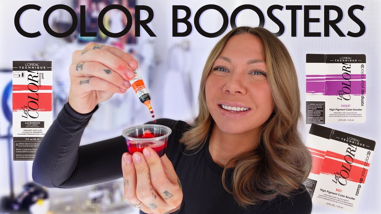 how to use l'oreal color boosters from sally's - YouTube