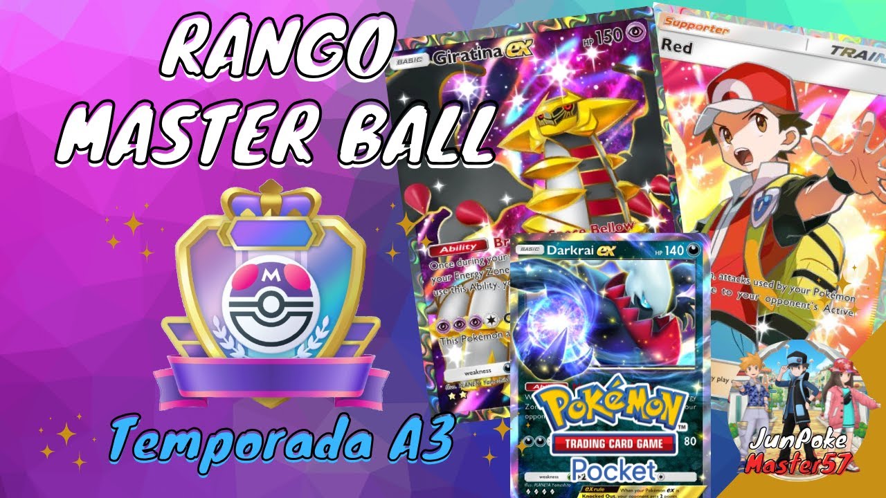 👑LLEGUÉ A RANGO MASTER BALL A3👑- POKEMON TCG POCKET - YouTube