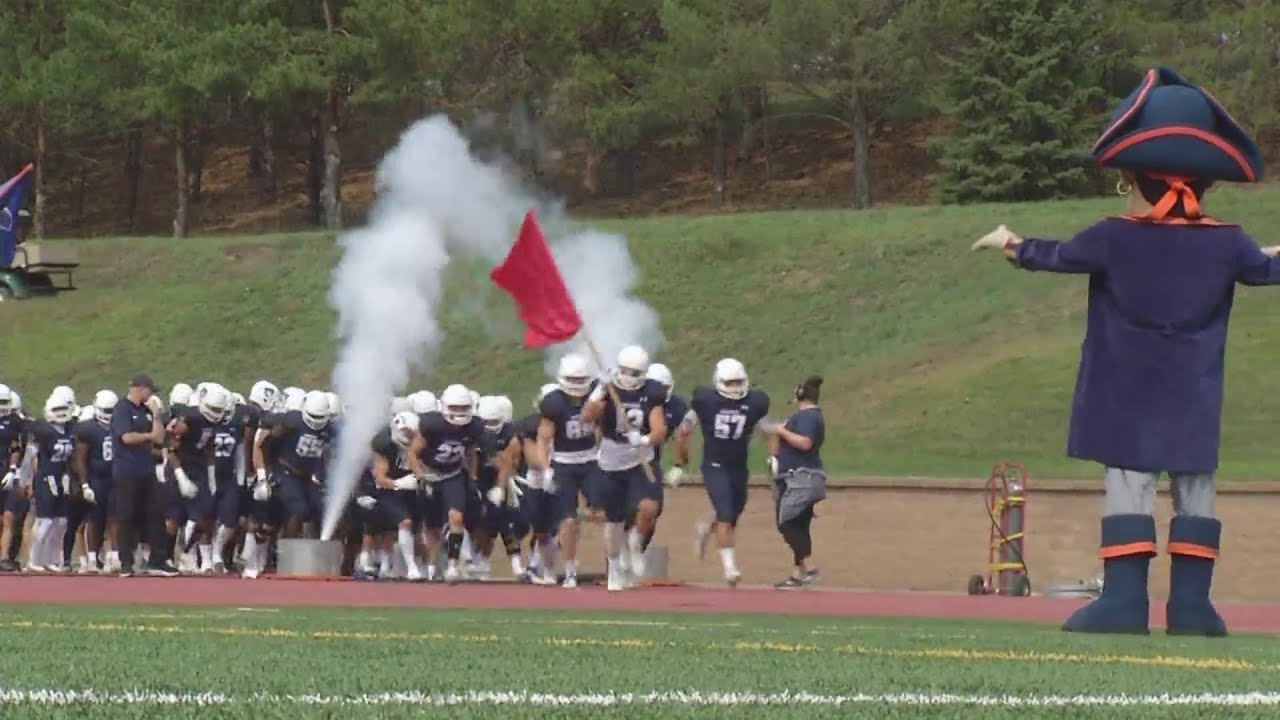Football: UMary and Minot State fall in home openers - YouTube