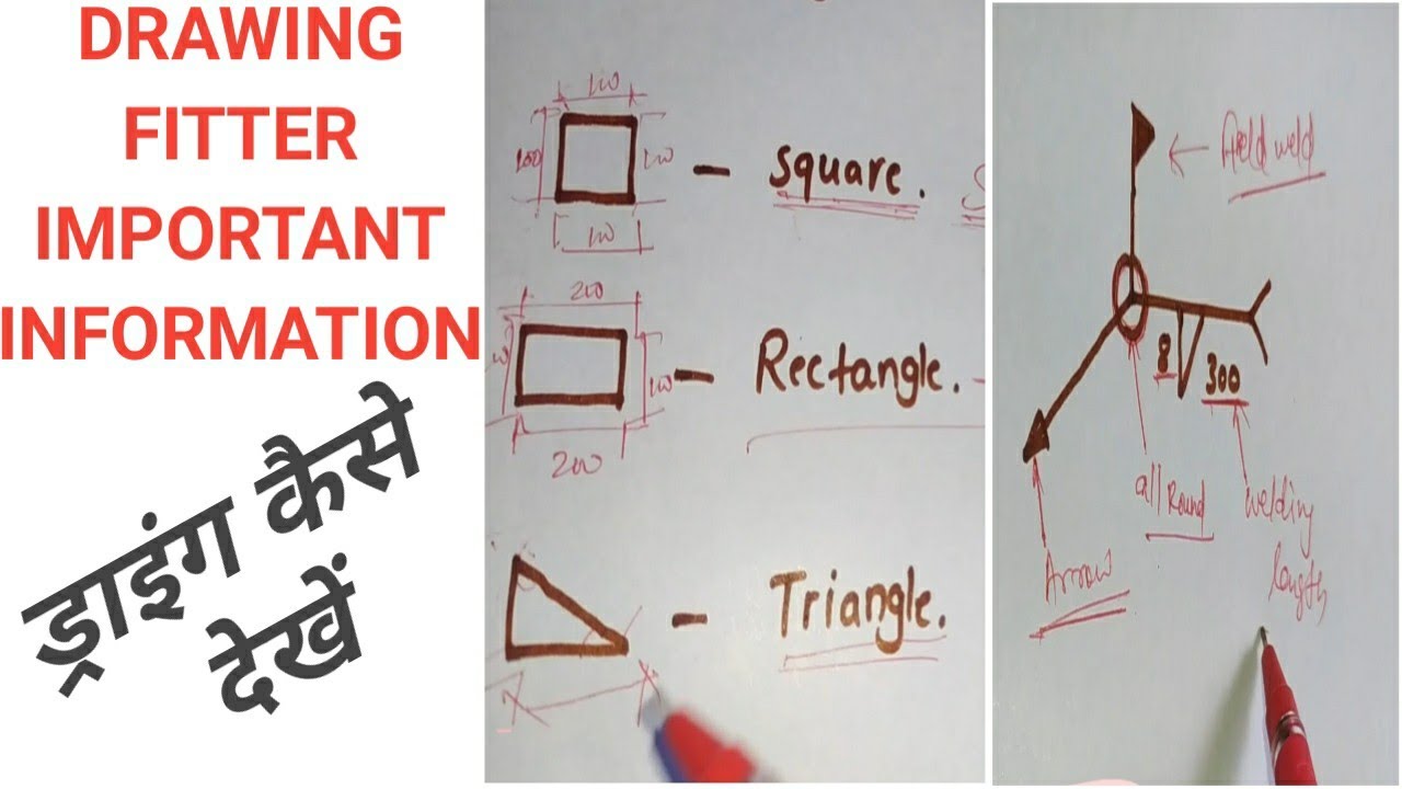 DRAWING FITTER IMPORTANT INFORMATION PART 2 - YouTube