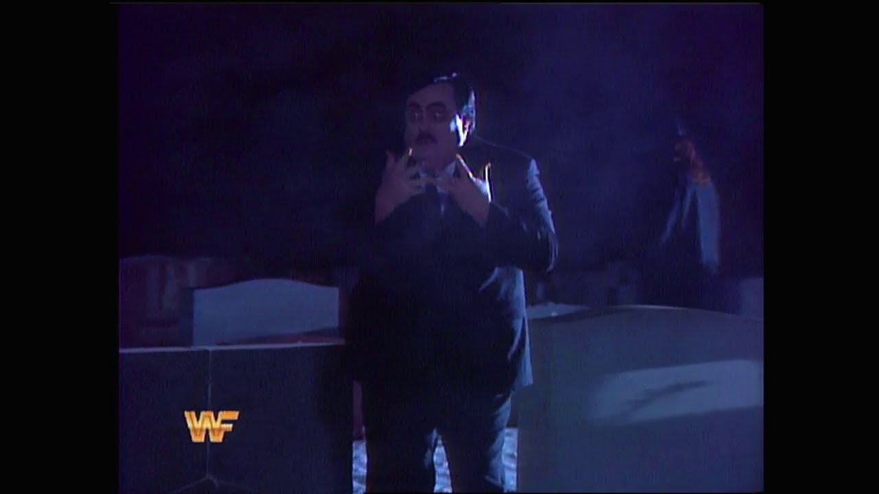 Paul Bearer goes to Graveyard to be Closer to the Undertaker! 1994 (WWF ...