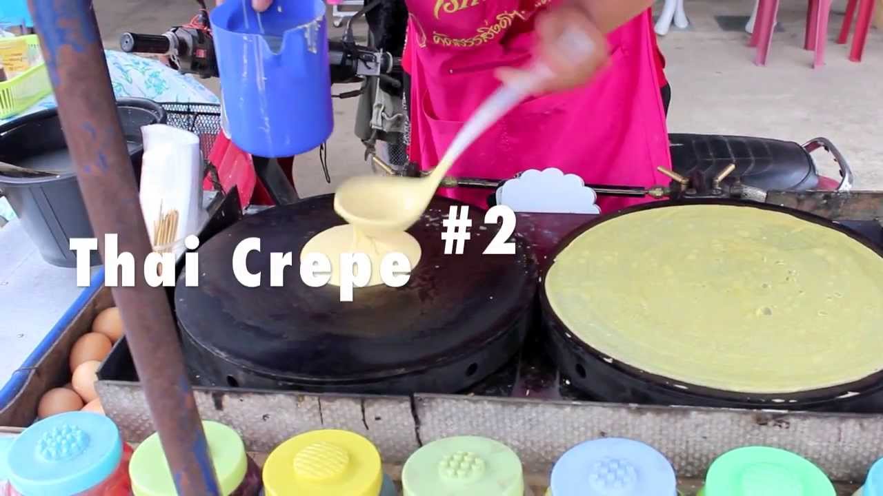 Thai Crepe Vendor Showdown - YouTube