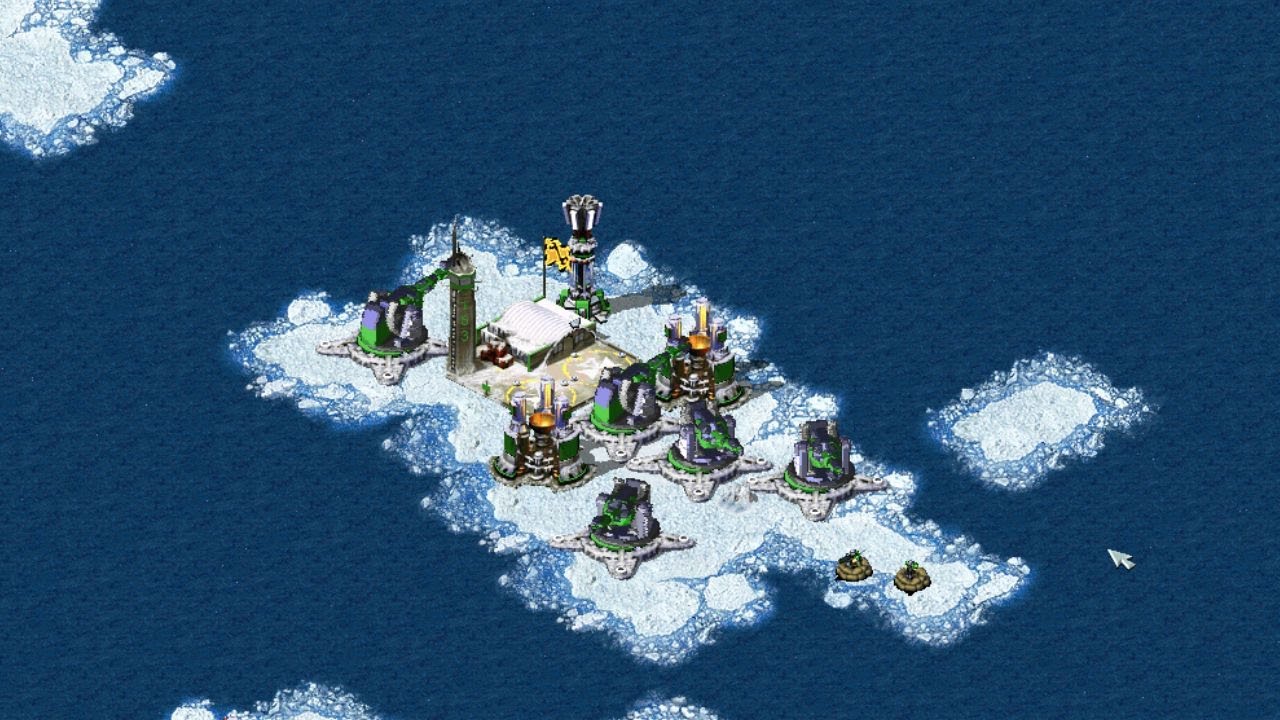 Red Alert 2 | Extra Hard Ai | 7 Vs 1 | Ice Age Map | Too Dangerous ...