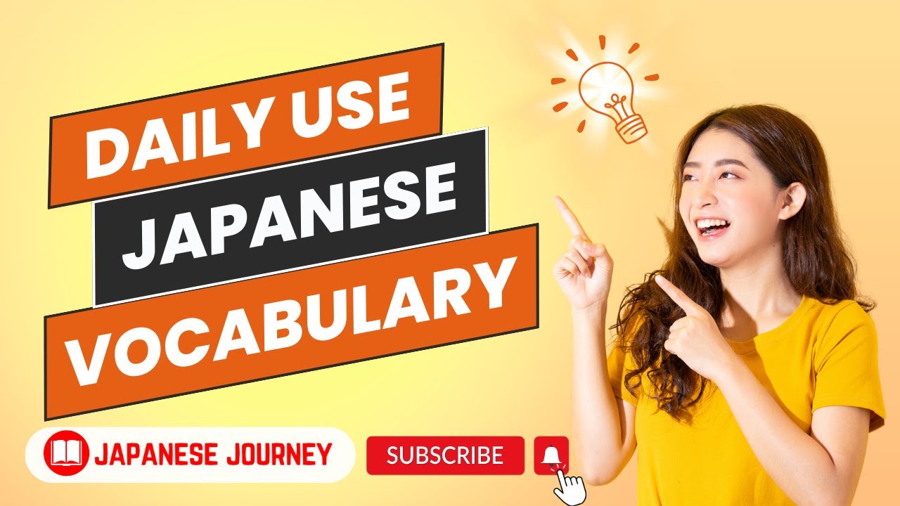 Easy Daily Japanese Vocabulary Words - YouTube