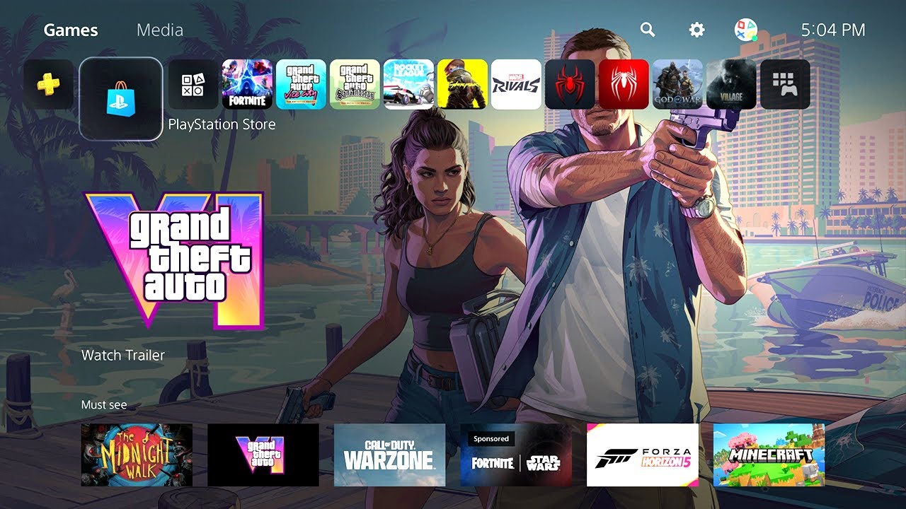 How to get the NEW GTA 6 Themes Home Screen FOREVER on PlayStation ...