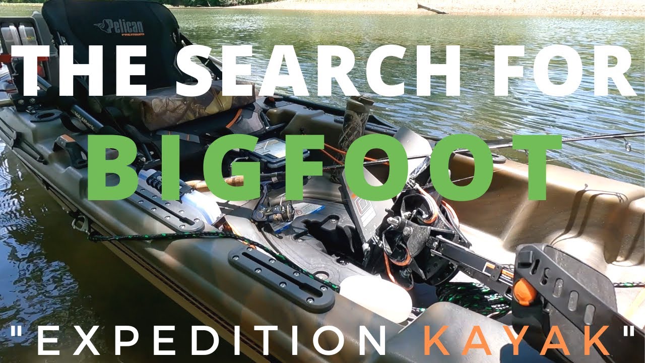 LOOKING FOR BIGFOOT ACTIVITY ON THE RIVER! | (NEW PELICAN KAYAK CATCH ...