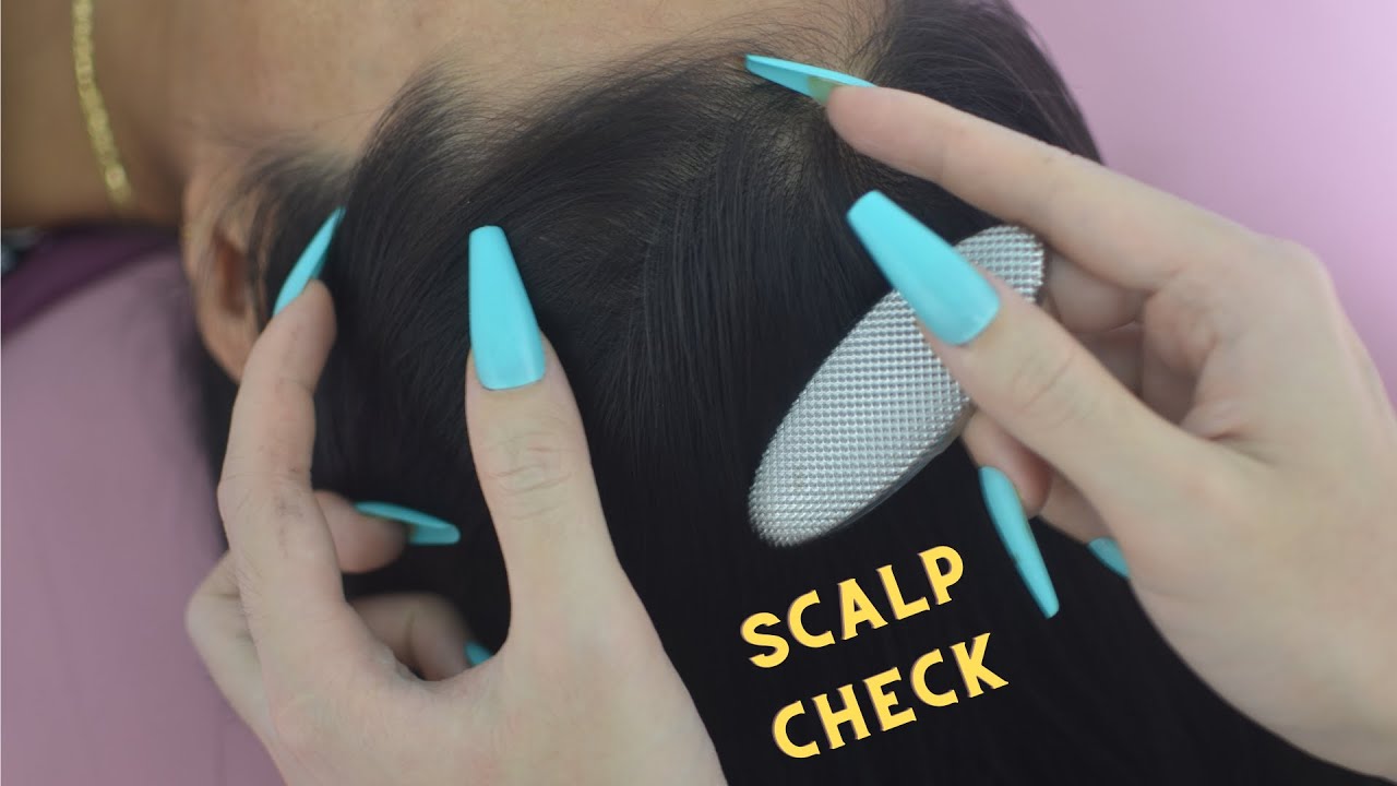 ASMR Intense Scalp Check Real Person, Scalp Massage Sounds For Rest And ...