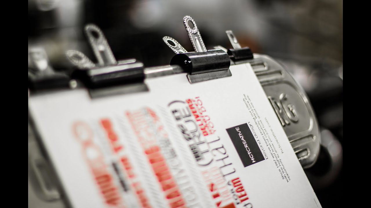Original Heidelberg Letterpress Printing - YouTube
