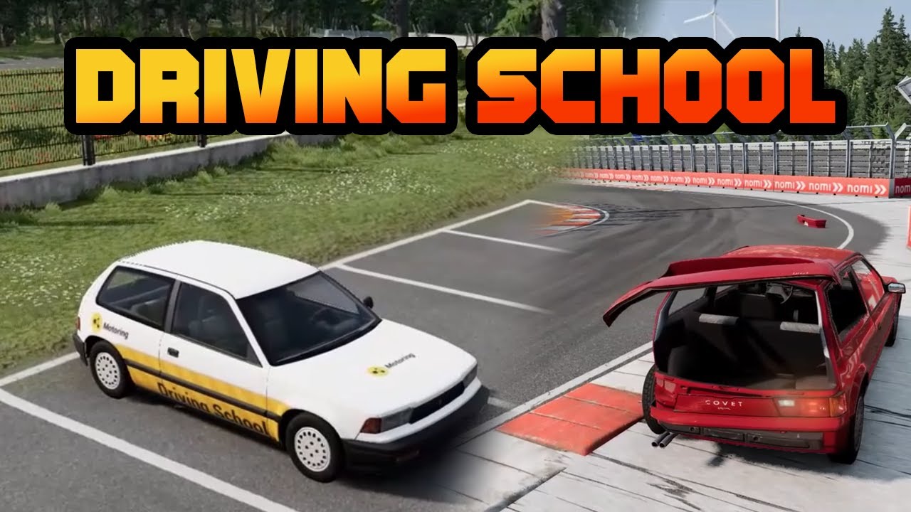 "Beginning" (Driving School) | BeamNG Drive Scenarios - YouTube