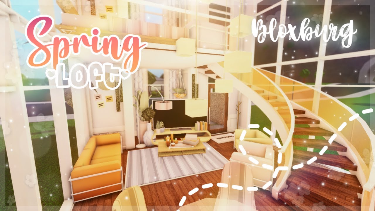 Roblox Bloxburg - Spring Colorful Loft - Minami Oroi - YouTube