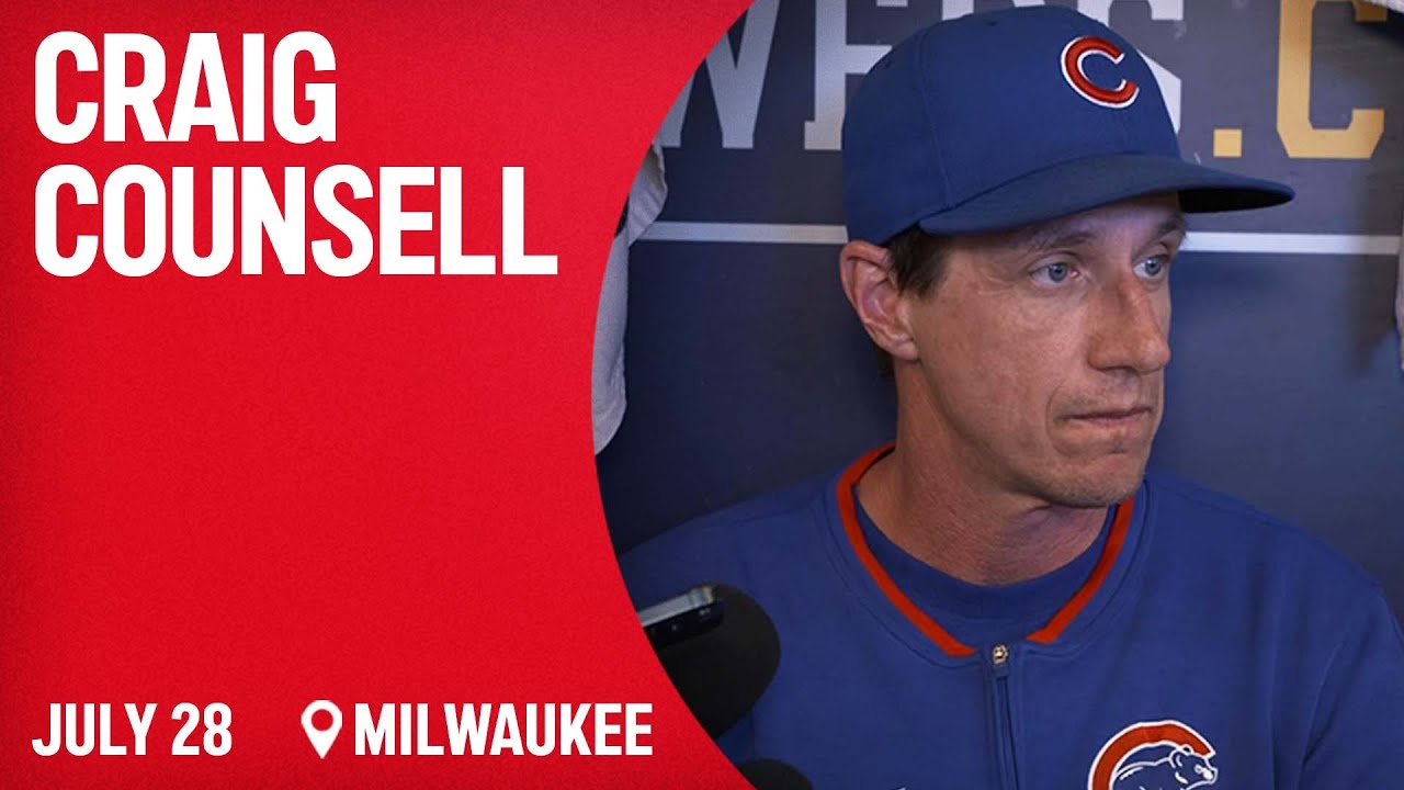 Craig Counsell 'happy' for Cubs president of baseball operations Jed ...