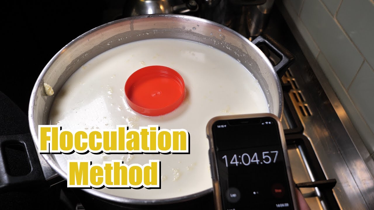 Flocculation Method for a Better Curd Set - YouTube