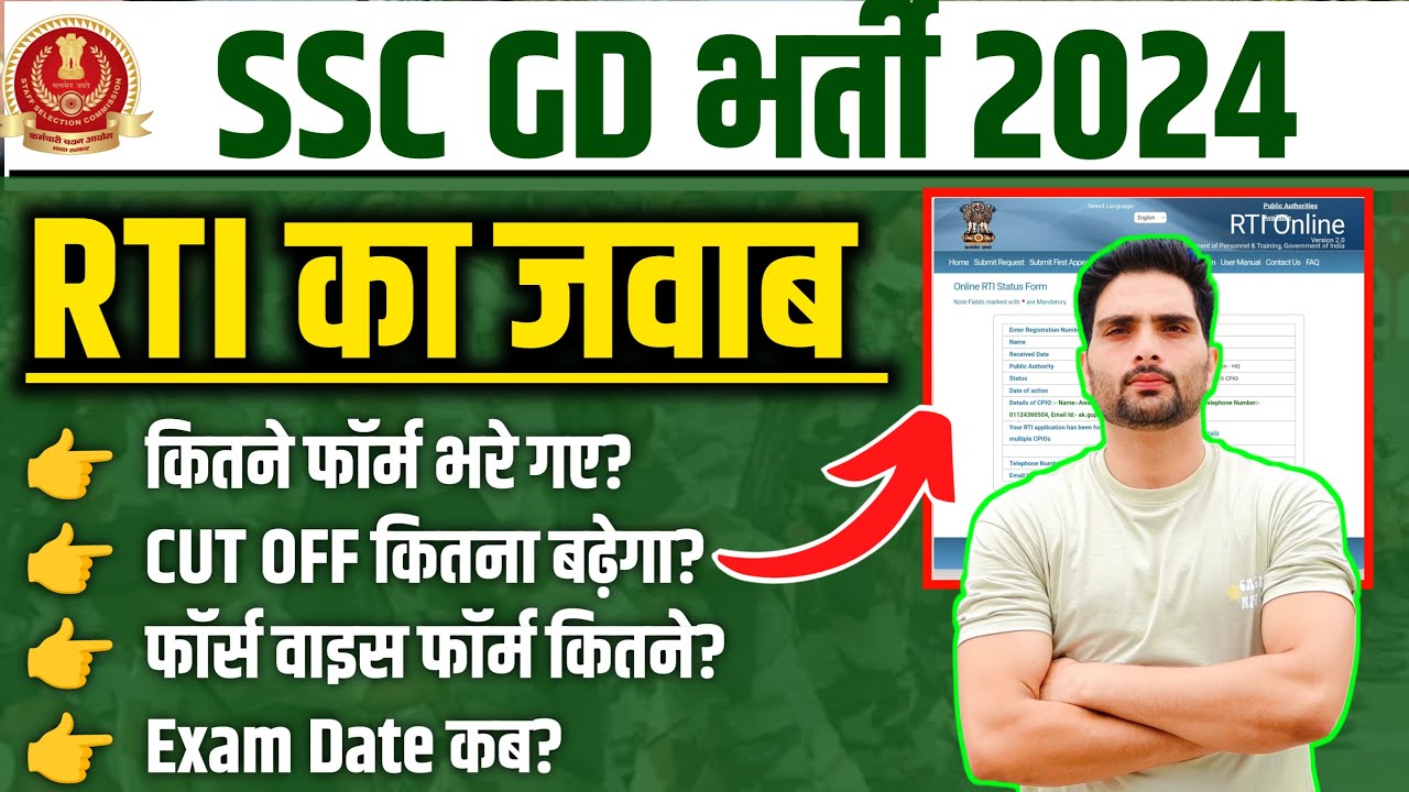 🎉 SSC GD 2024 important Update - YouTube