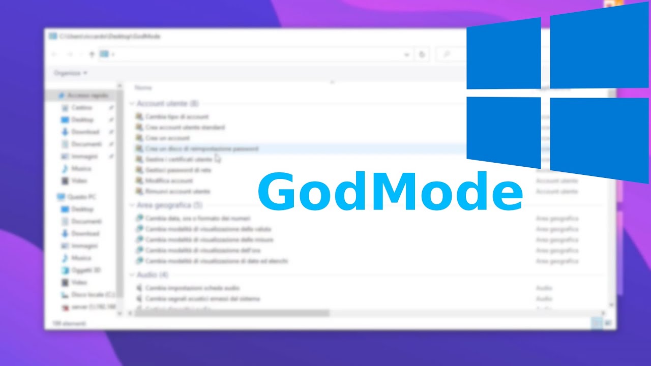 Come Abilitare la God Mode in Windows 10 e 11 - YouTube