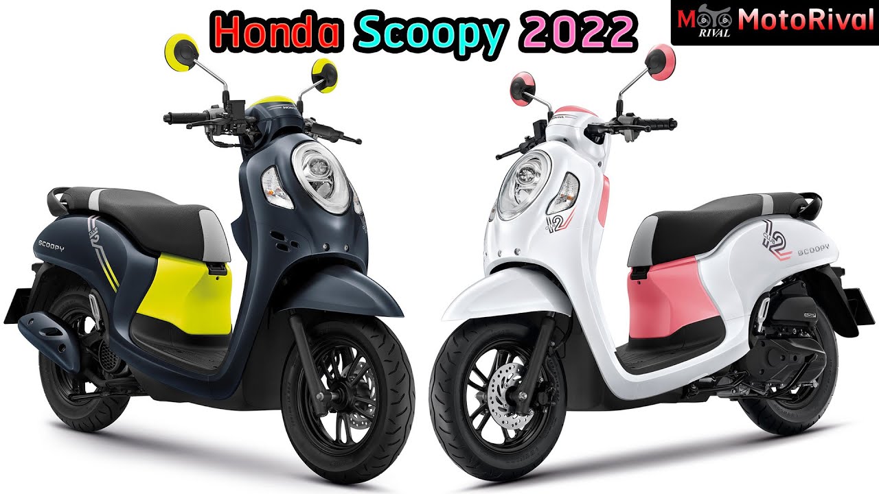 Honda Scoopy 2022 เผยโฉมใหม่ พร้อมนิยาม "Let’s Scoop Colorful Colorfun ...