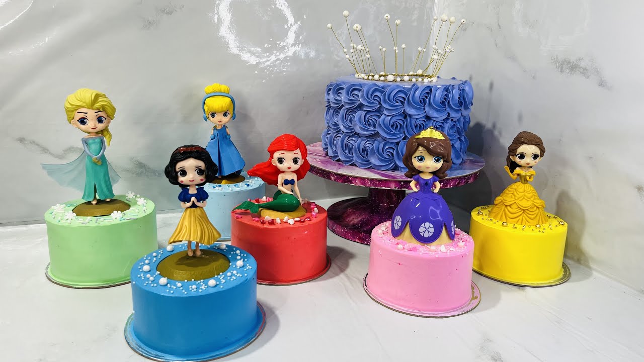 DISNEY PRINCESSES & SOFIA THE FIRST | Bento Cake | Princess Cake # ...