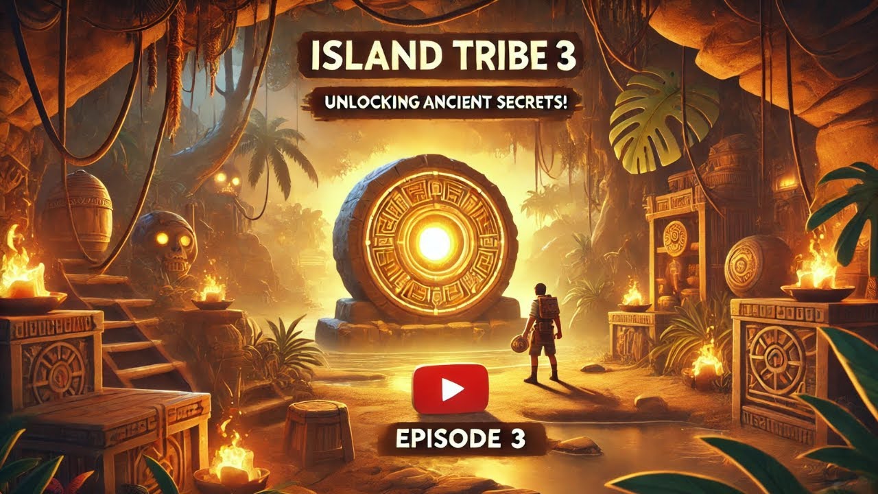 🏝️ Island Tribe Part 3 - Unlocking Ancient Secrets! | Episode 3 - YouTube