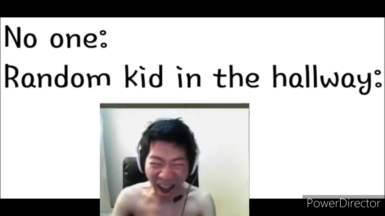 random kid in the hallway meme - YouTube