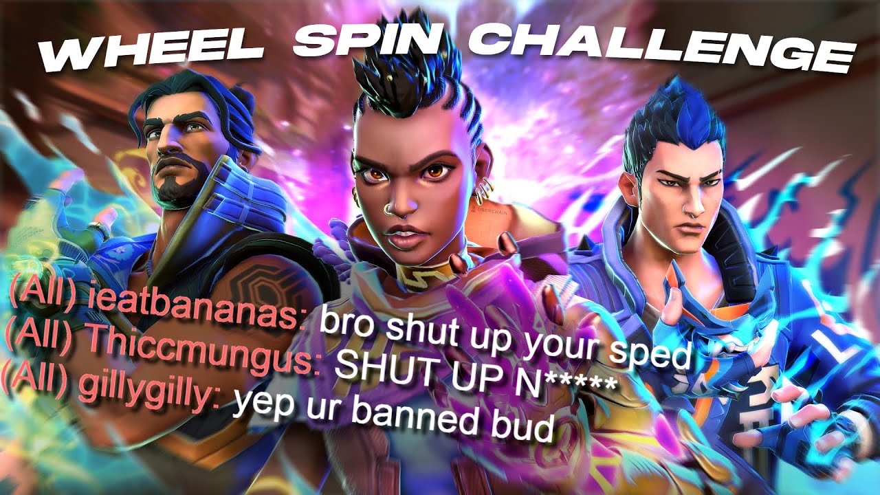 VALORANT WHEEL SPIN CHALLENGE AGENTS + GUNS WITH REEDAN AND SPED KID ...