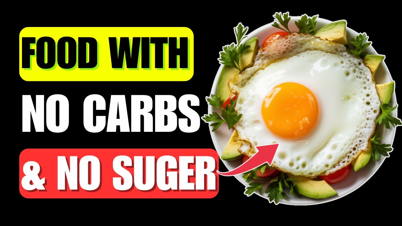 15 HEALTHIEST Foods With No Carbs & No Sugar [UNBELIEVABLE] - YouTube