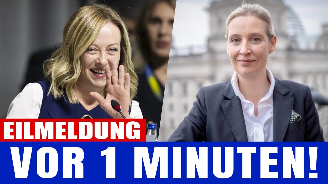 SCHOCK!: Giorgia Meloni sagt UNGLAUBLICHES über Alice Weidel! - YouTube