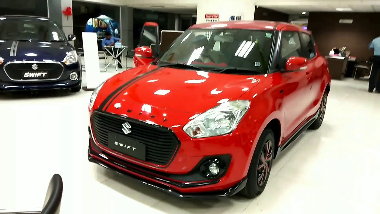 Maruti Suzuki New SWIFT Dual tone RED BLACK - YouTube