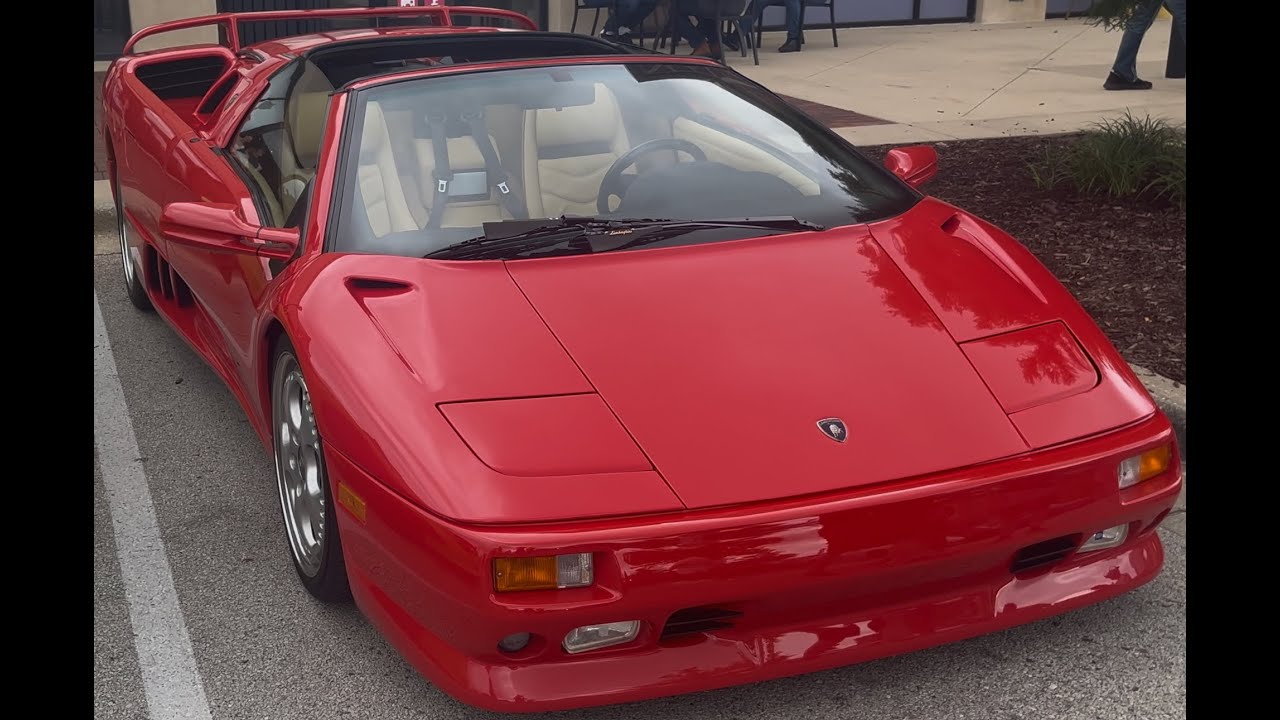Diablo Red Lamborghini Diablo VT - Walkaround [4K] - YouTube