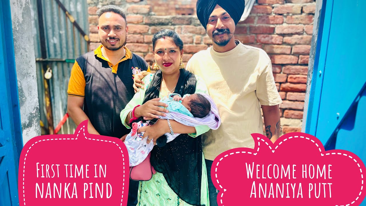 Wlecome home ananiya first time in coming nanka pind (flopartist jer2y ...