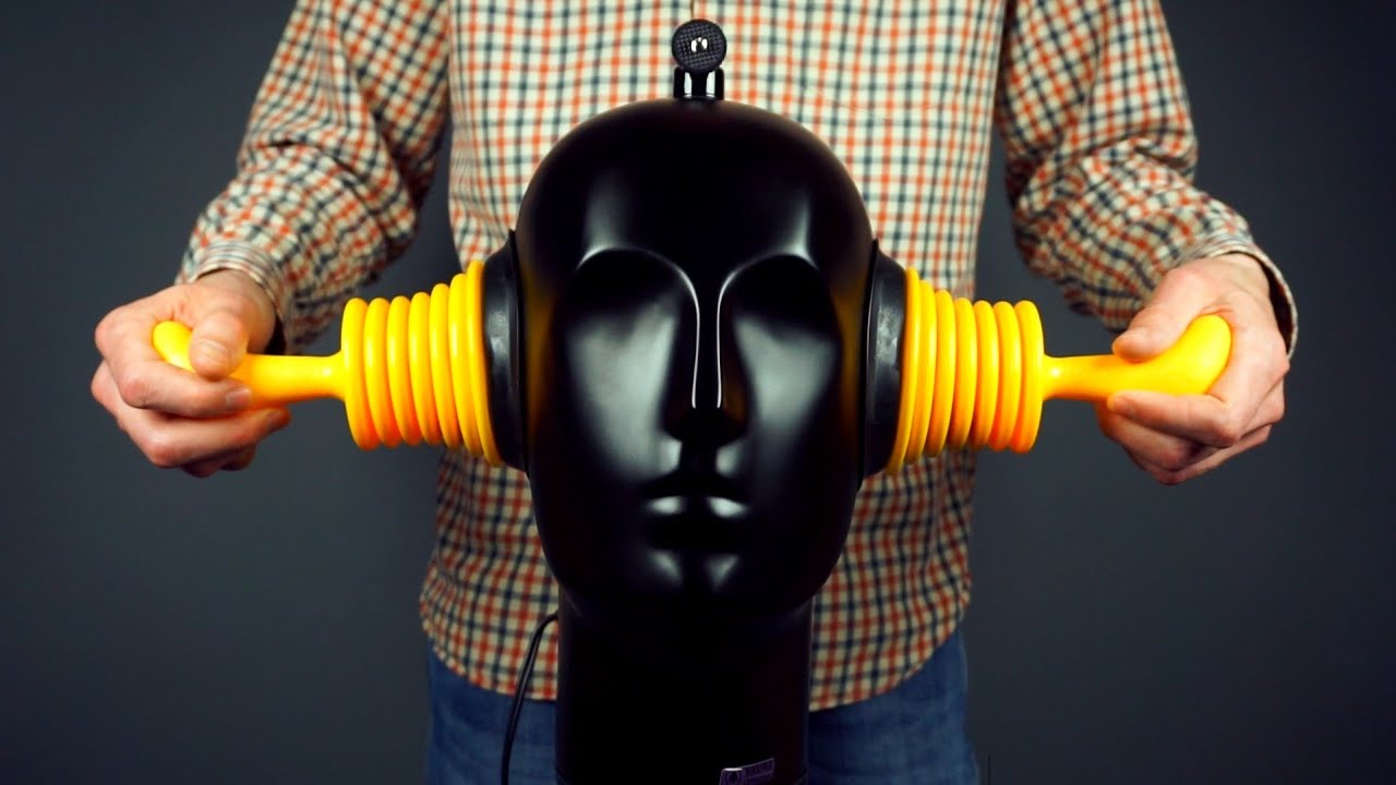 ASMR Cozy ear cupping (binaural recording) - YouTube