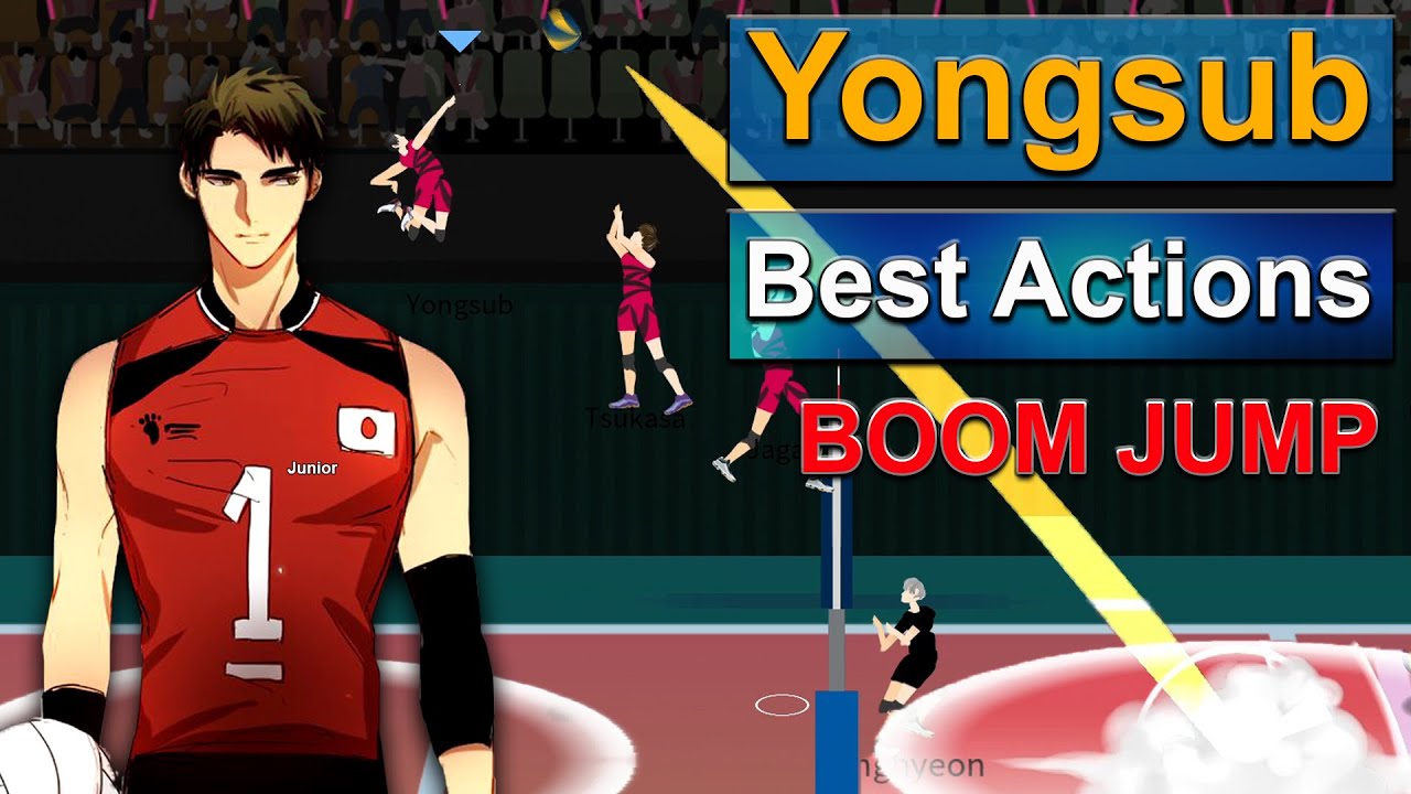The Spike. Volleyball 3x3. Yongsub - Best Actions. Volleyball little ...