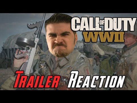 Call of Duty WWII Angry Trailer Reaction! - YouTube
