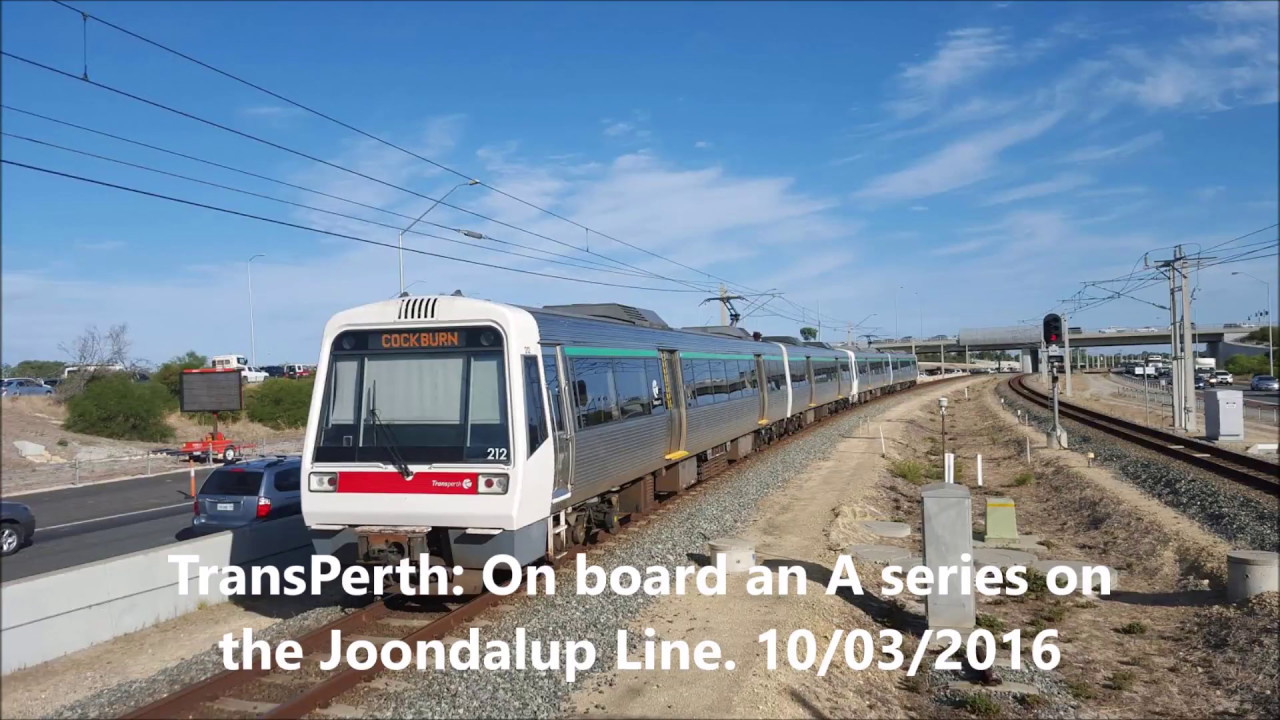 TransPerth Trains: A series set 35 on the Joondalup Line - YouTube