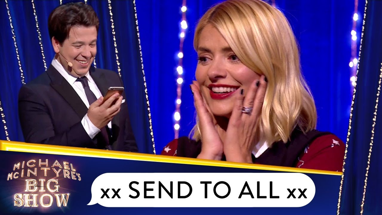 Holly Willoughby Hilarious Send To All | Michael McIntyre's Big Show ...