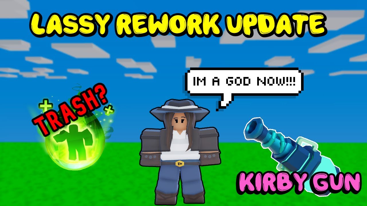 Lassy Rework Update Roblox Bedwars Youtube
