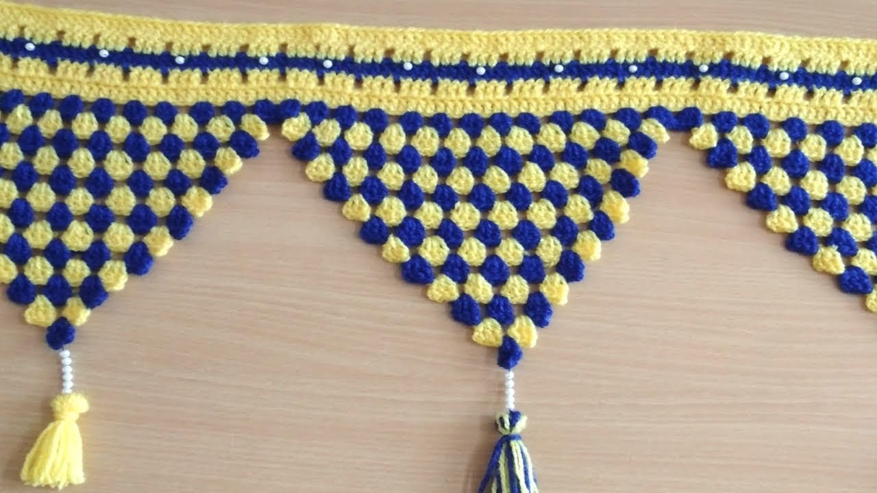 Toran design for doors - Door hanging crochet toran - YouTube