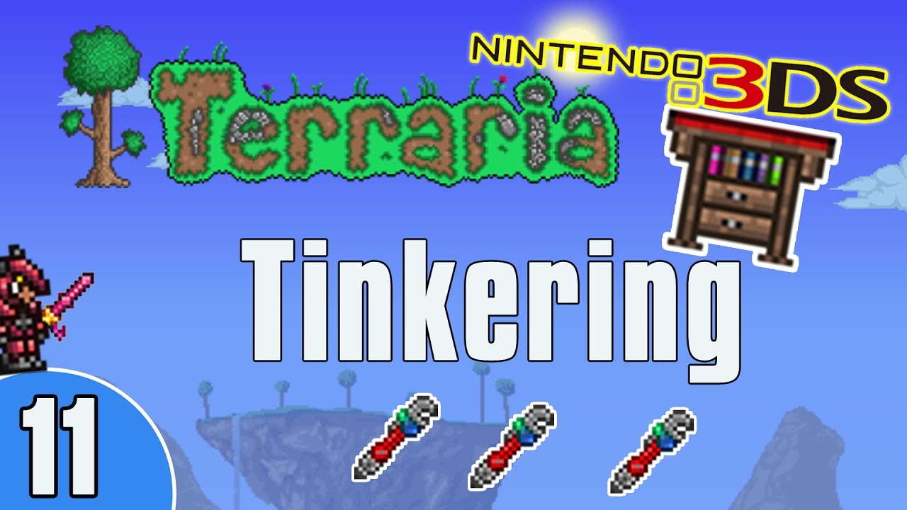 Terraria 3DS Let's Play - "Tinkering" [11] - YouTube