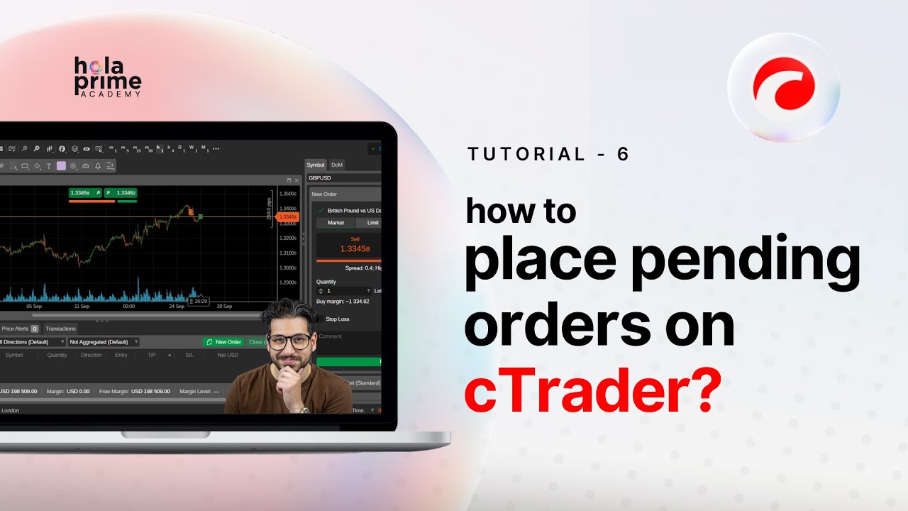 How to Place Pending Orders on cTrader | Hola Prime - YouTube
