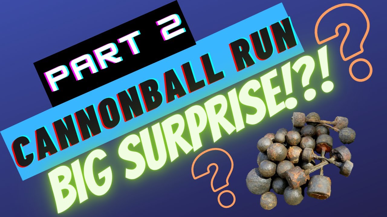 Part 2 of the Cannonball Run. Big surprises found underwater beside a ...