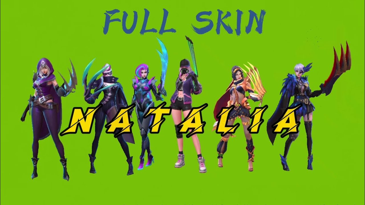 GREEN SCREEN 3D NATALIA || MENTAHAN HERO MLBB FULL HD #mlbb # ...