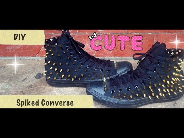 Studded Spiked Converse High Tops