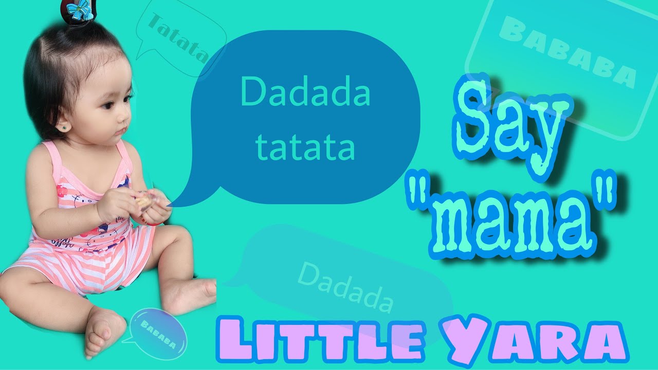 7month baby teaching to say mama|| Yara - YouTube