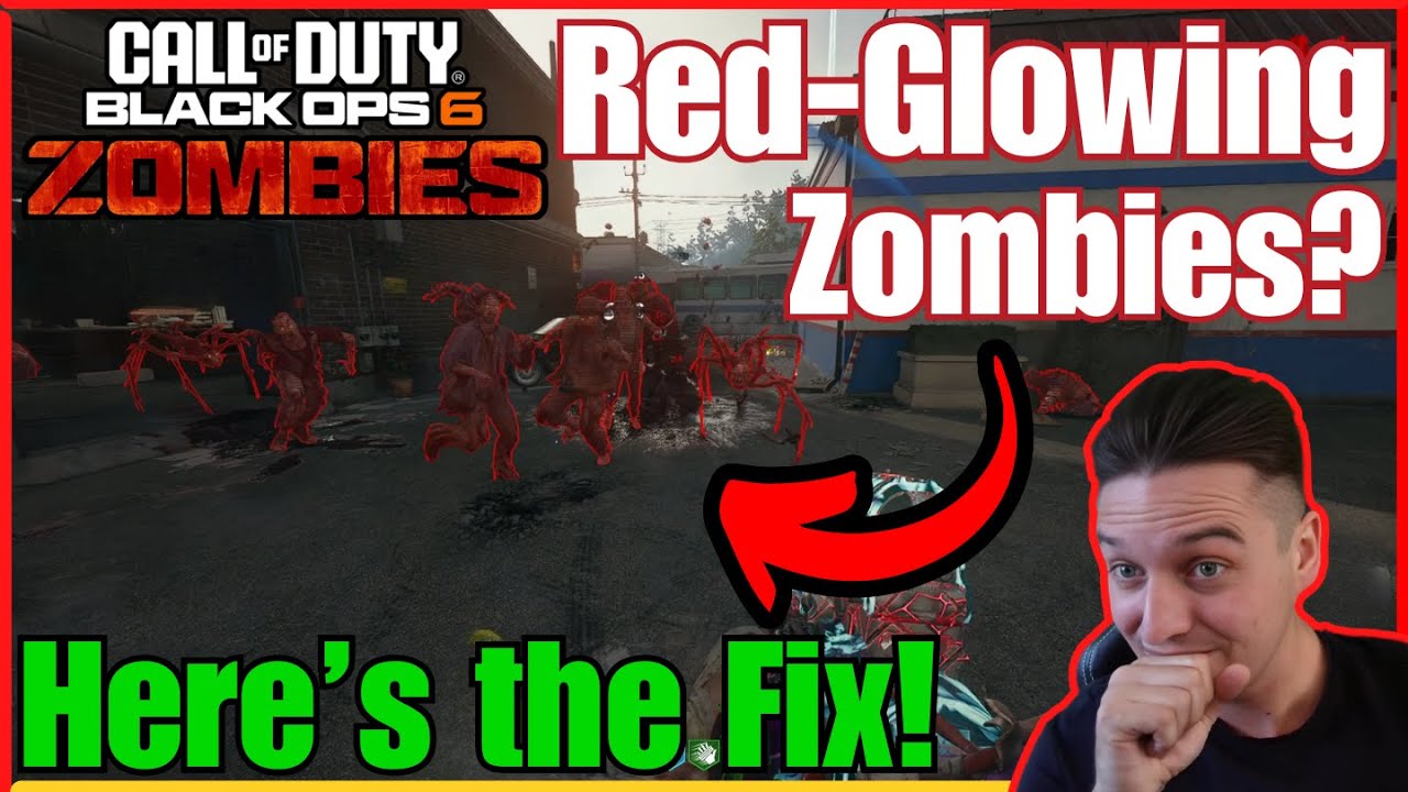 RED GLOWiNG ZOMBiES ? This is HOW TO FiX iT! | BLACK OPS 6 ZOMBiES 🧟 ...