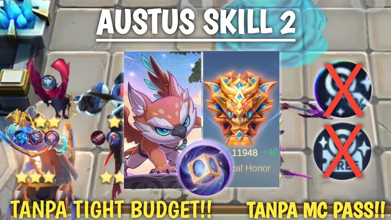 AUSTUS SKILL 2 TERBARU MAGIC CHESS | CARA CEPAT DAPAT HERO LEGEND ...
