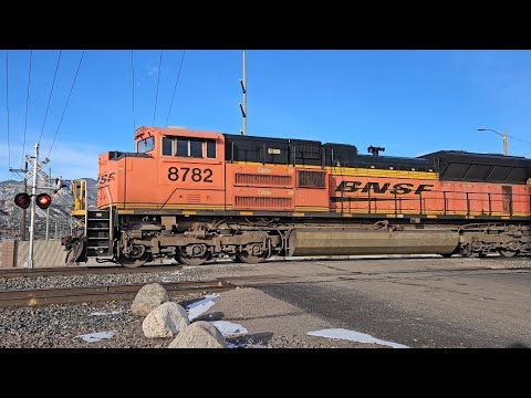 BNSF #8782 ACe Leads Coal Train SB #9908 SD70MAC and ACe Rear DPU's! - YouTube